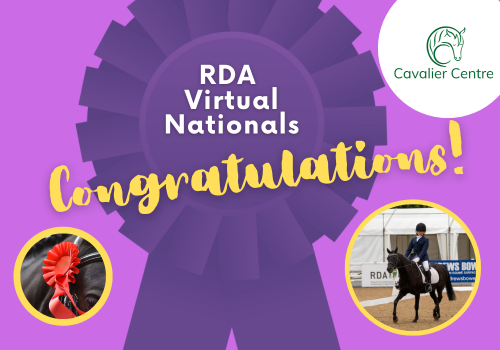 Well done to our competitors - RDA Virtual Nationals - Cavalier Centre