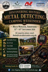 Metal Detecting Weekend with Digging History - Cavalier Centre